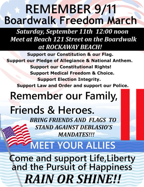 REMEMBER 911 Freedom March – Teachers For Choice