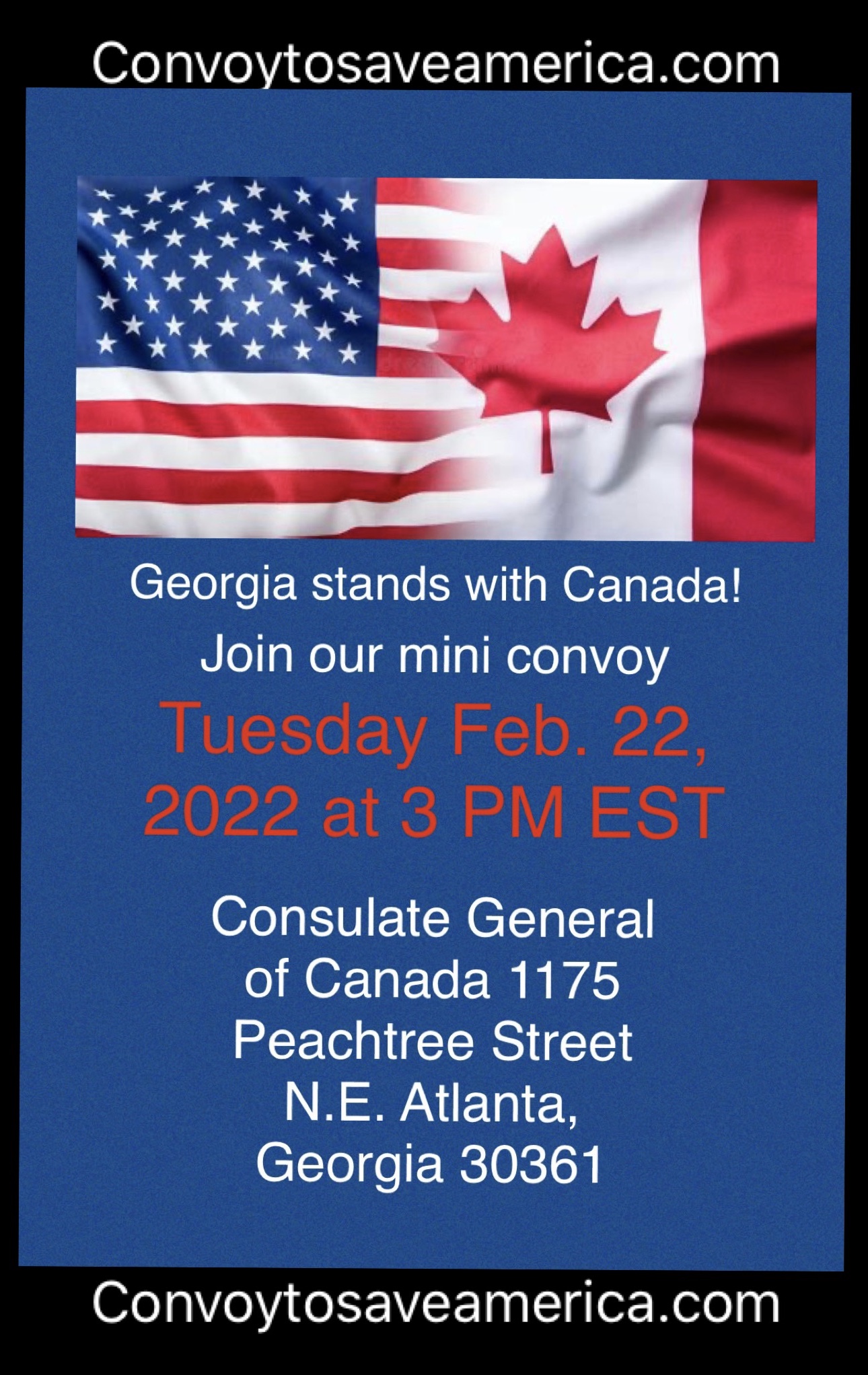 Atlanta Protest at Canadian Consulate 2-22-22 – Teachers For Choice