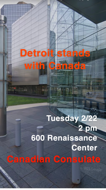 Detroit Protest at Canadian Consulate 2-22-22 – Teachers For Choice