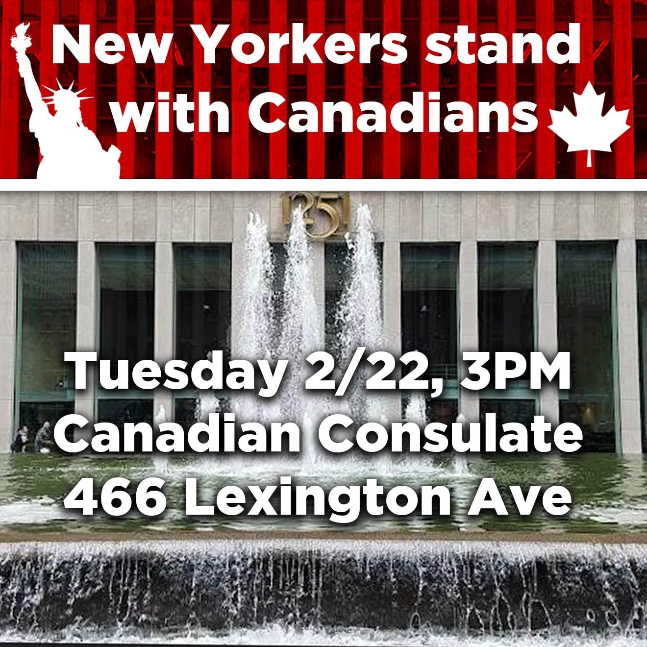 Rally at Canadian Consulate in NYC, AGAIN! – Teachers For Choice