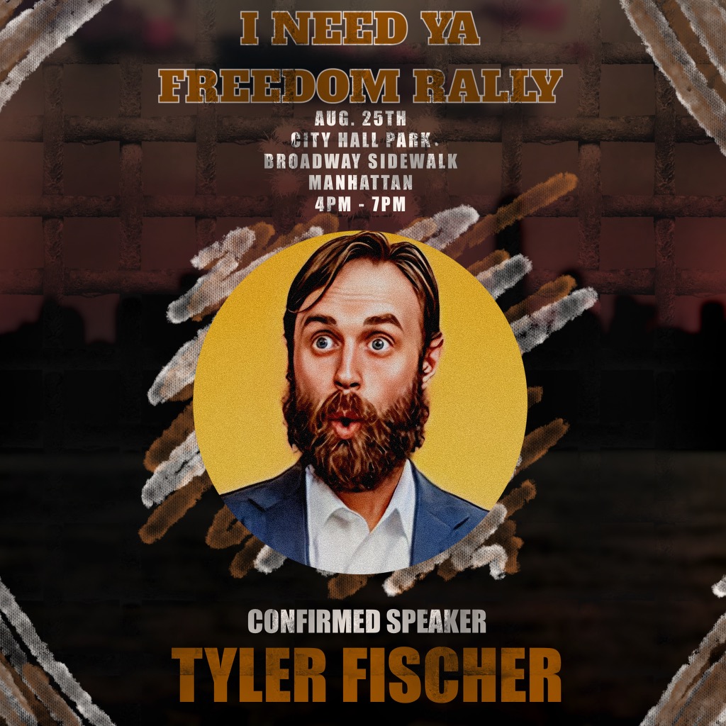 Comedian Tyler Fischer joins us in NYC March & Rally tomorrow ...